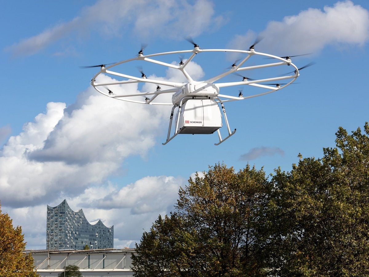 Volocopter & DB Schenker Demonstrate First Public Flight of VoloDrone ...